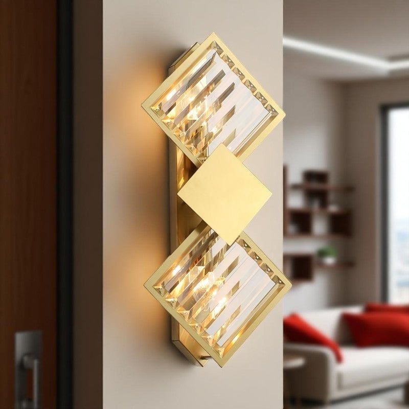 Vertical LED Gold Wall Light with Minimalist and Contemporary Design ...